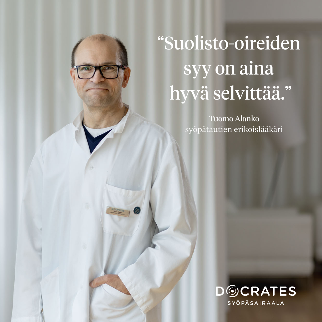 Kolonoskopia eli paksusuolen tähystys - Docrates Mehiläinen